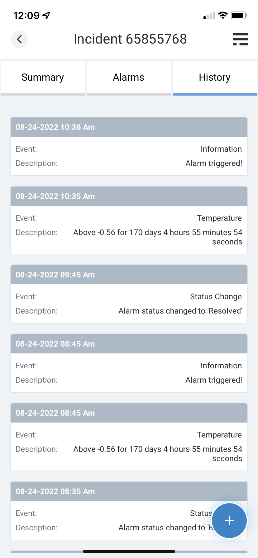 SmartSense Mobile App Responder Guide – SmartSense